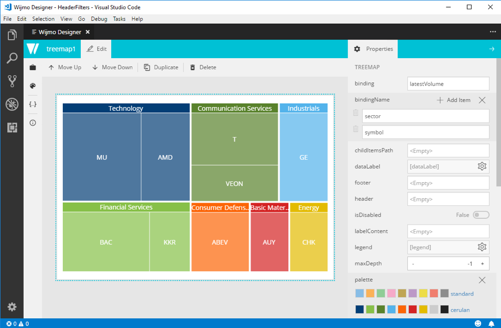 Using the Wijmo Designer Extension for Visual Studio Code | Wijmo